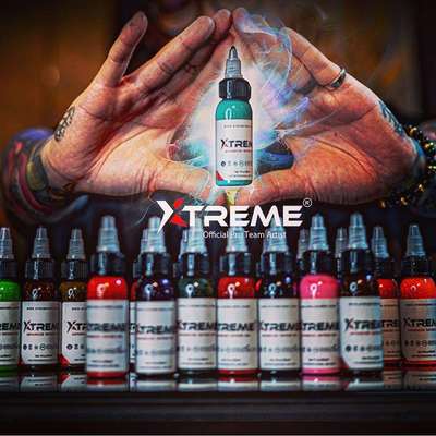 硬核极限新一代刺青纹身色料60色套装彩色Xtreme1oz纹身器材2