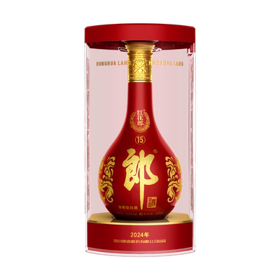 郎 红花郎红十五 53度500ml*1瓶 酱香型白酒礼送佳选（新老包装）