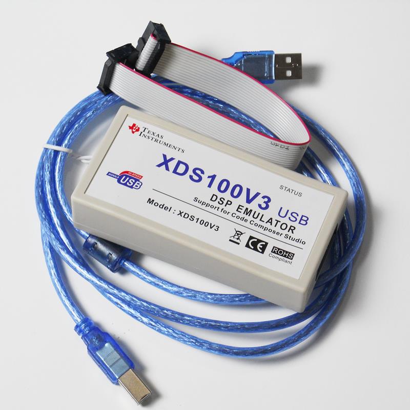 XDS100V3仿真器/下载器TI DSP烧写器win10/11 V2/V1烧录器 XDS110