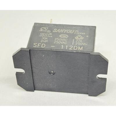 SANYOU三友继电器SFD-112DM一组常开DC12V 4脚30A250VAC线圈12VDC