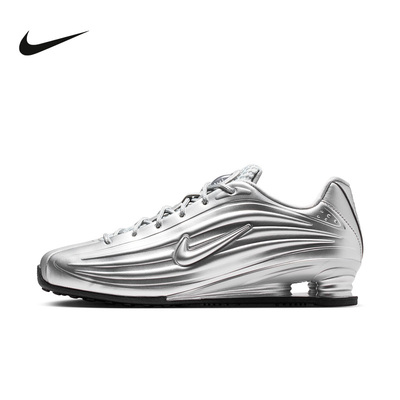 NIKE耐克 Shox Z 女鞋户外银色休闲复古运动鞋休闲鞋 IO7843-002
