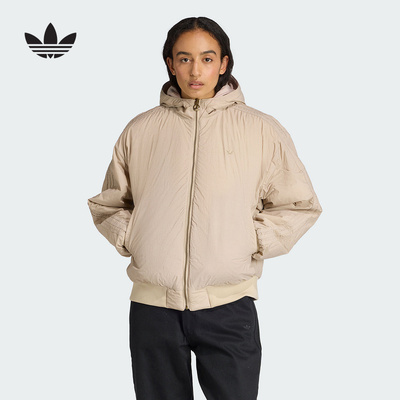 adidas阿迪达斯冬保暖双面穿飞行员领运动上衣棉服 KC8421