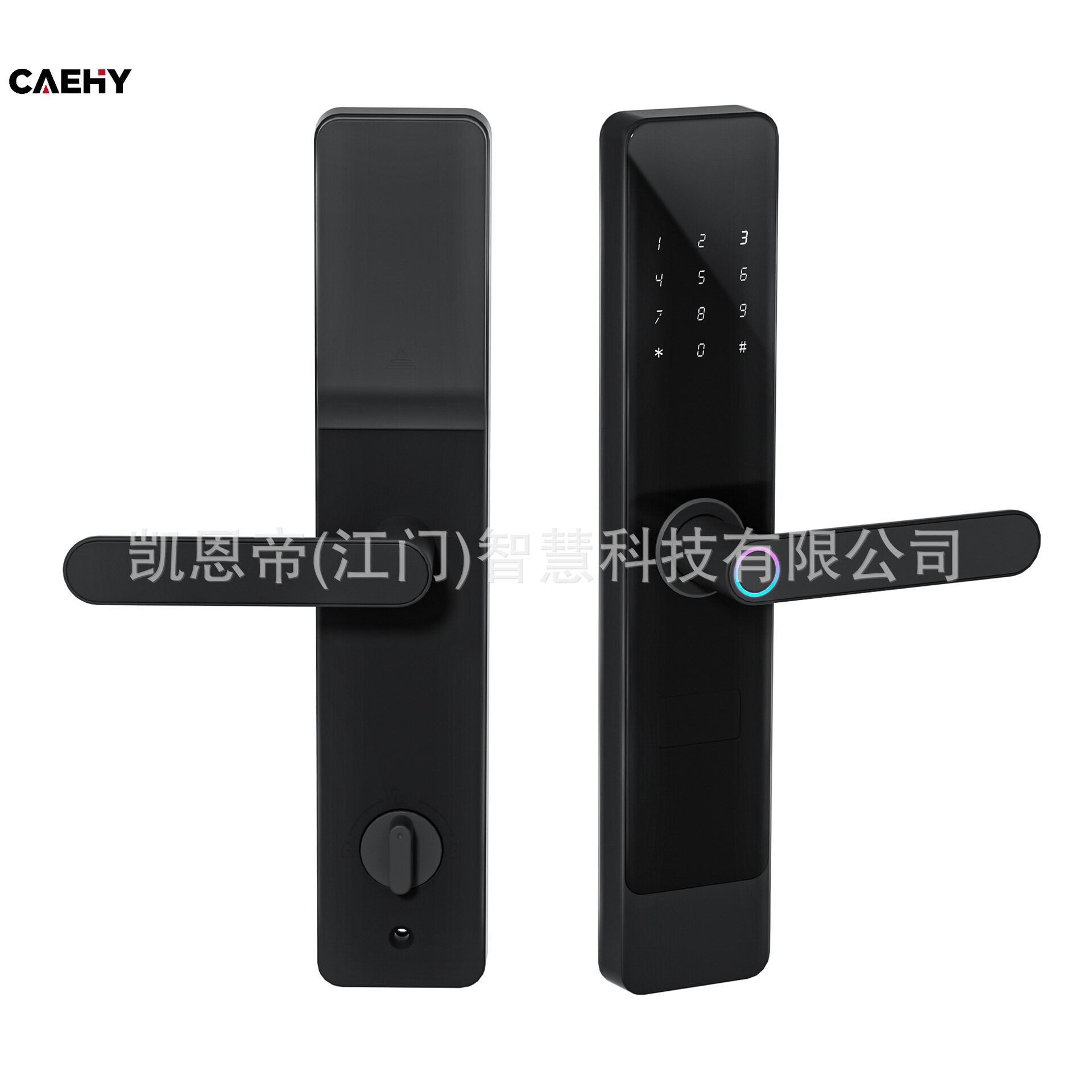 凯恩帝CAEHY指纹锁家用防盗门智能电子锁密码门锁密码锁入户门