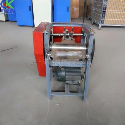 直筒易拉罐剪开展平机马口铁皮铺平机废旧易拉罐切身压平机