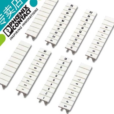 菲尼克斯端子可打字标记条 1051003 ZB 6
