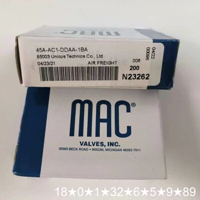 MAC电磁阀 45A-AC1-DDAA-1BA
