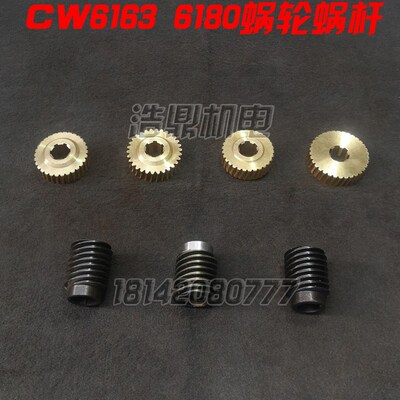 宝鸡大连 沈阳兰州天水CW6163 6180机床配件 铜蜗轮 蜗杆6115