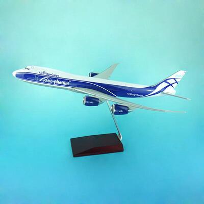 ABC pharma B747-8F 57cm 合成树脂飞机模型航空纪念品
