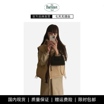 【现货】theBarnnet shell双面羽绒马甲宽松韩系简约休闲鸭绒背心