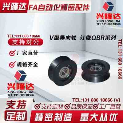 V型导向轮 QBR01 02 03 06-D40 D50 D60 D100-A7 A9 A11-d10 d12