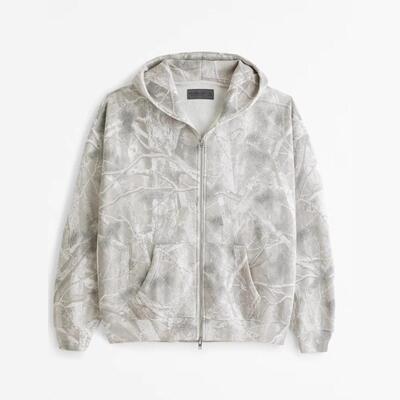 Men Heavywide Fleece Zip Up Hoodie s