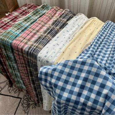 Women Casual Striped Waist Pants Bottom Spring Fall