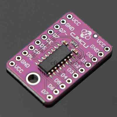 CJMCU-165 74HC165D 移位寄存器 8位  串行输入/并行输出 模块