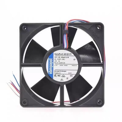 EBMPAPST德国4312/17T/17V 12V 5.0W医疗设备变频器散热风扇12032