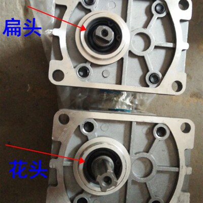液压油泵齿轮泵CBT-F 306 310 314 316 320 325 左旋右旋花头扁头