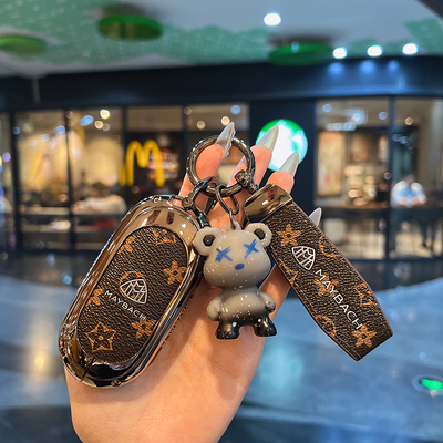 适用奔驰S480钥匙套新S级S400L包高级S680壳S450S580迈巴赫金属扣