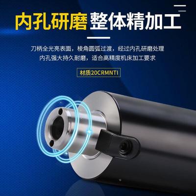 OZO数控hsk63a面铣刀柄fmb16/22/27/32/40刀盘刀柄加长HSK100A