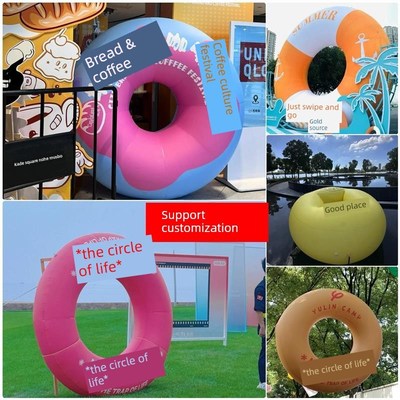 网红充气定位点充气模具立体字母充气啤酒瓶充气模具大型游泳圈定