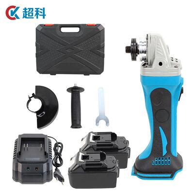 锂电无刷角磨机DGA402款双锂电金属打磨充电式多功能角磨机切割机