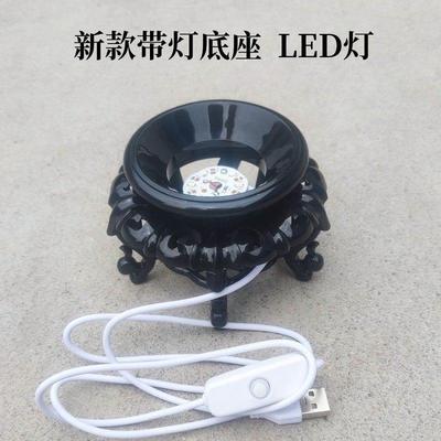 鸵鸟蛋壳底座带灯蛋雕工艺品专用底托托支架蛋架子蛋雕鸸鹋驼鸟托