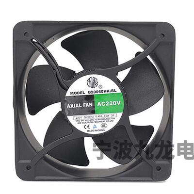 新款宁波G20060HA2/3/6BL/T-C轴流风机220V机柜冷却散热包邮