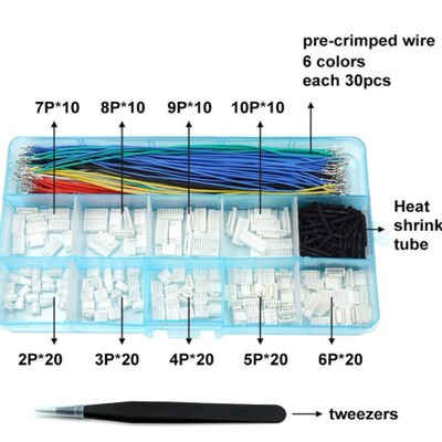 GH1.25连接器和预压接电缆适用于Pixhawk4  6CM15厘米电线