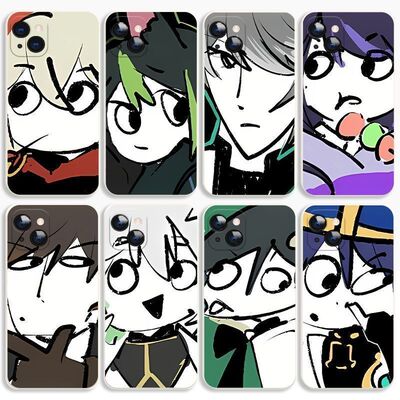 原神抽象画个性手机壳林尼魈芙宁娜iphone手机壳苹果17promax动漫16二次元14荣耀oppo小米华为1加15硅胶壳