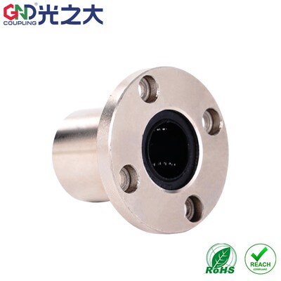 四强轴承 圆形法兰直线运动轴承  LMF 25 30 35 40 50 60UU光轴