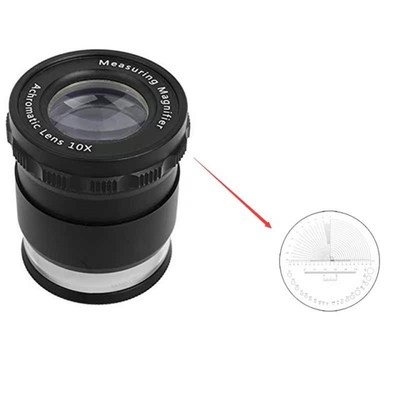 10X Illuminated Focus Adjustable Cylindrical LoSupe Measurin