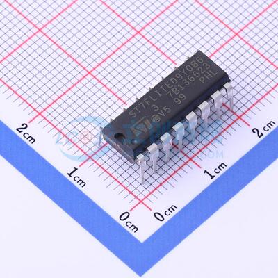 单片机(MCU/MPU/SOC) ST7FLITE09Y0B6 DIP-16 电子元器件配单