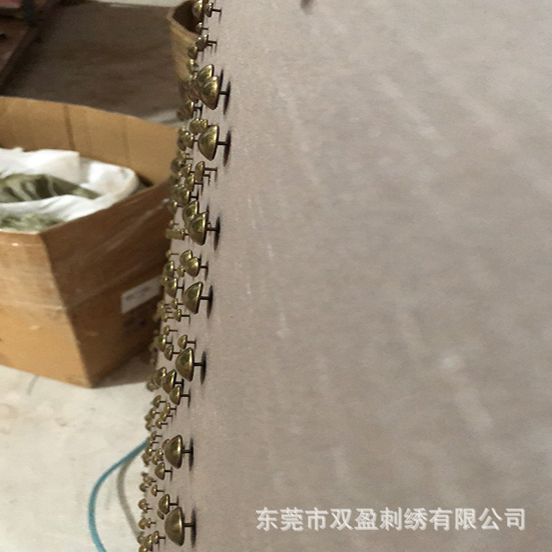 卯钉硬包背景墙软包泡钉酒店工艺抽象画山水铆钉工程家用厂家直销