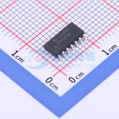 运算放大器 OPA4374AIDR SOIC-14 原装正品 电子元器件配单