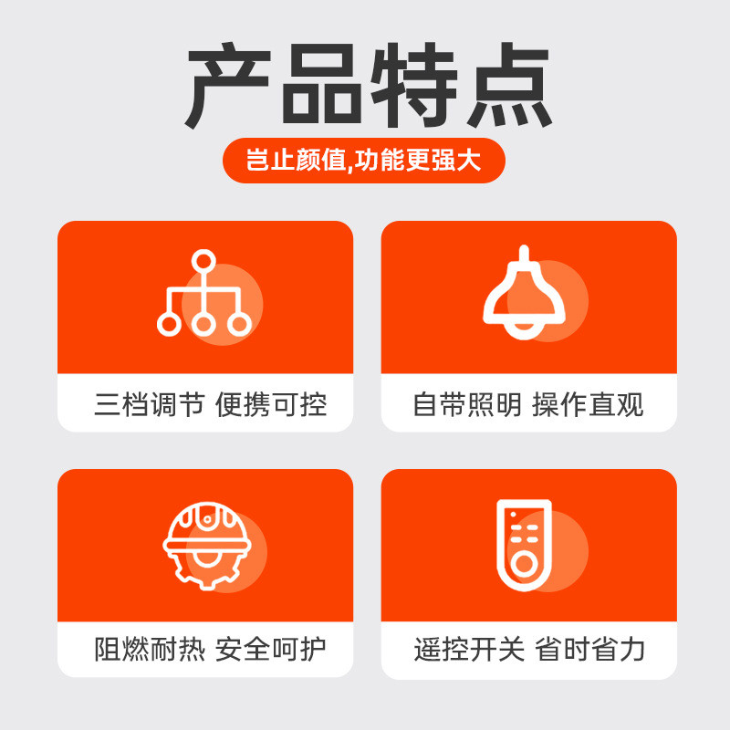 博保温暖风灯鸡鸭鹅苗育雏饲养实灯家禽宠物取暖灯狗狗猫咪暖风机