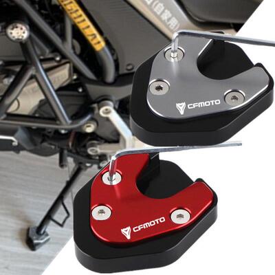 适用春风250SR NK250 CF250-6 改装边撑加大座 侧撑防滑垫配件