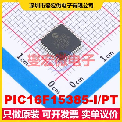 PIC16F15385-I/PT TQFP-48(7x7) MCU/MPU/SOC微处理器控制器