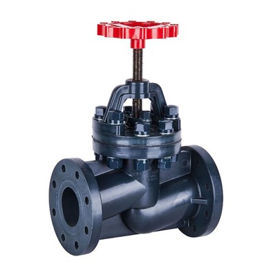 FRPP塑料法兰耐腐蚀截止阀RPP化工专用全塑法兰截止阀J41F-10S