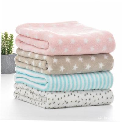 coral fleece baby blanket swaddle wrap bedding for newborn