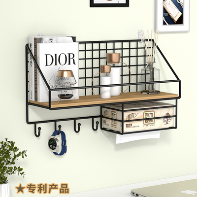 Bathroom Shelves Kitchen Wall Shelf Shower Storage Rack挂架