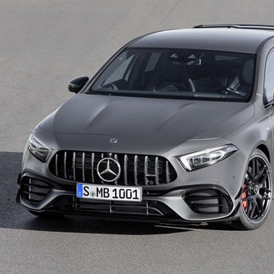 适用奔驰A级 W177 A180 sA200 A220 2019+竖条AMG GT中网格栅改装