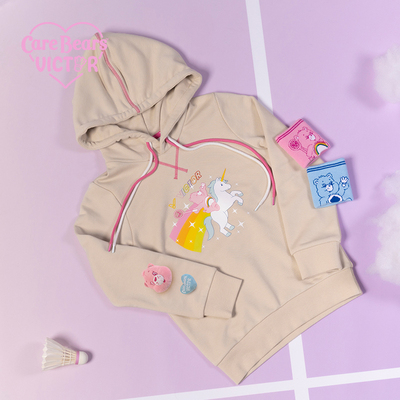 VICTOR/威克多Care Bears爱心熊联名系列T-4505CBC 珍珠连帽卫衣