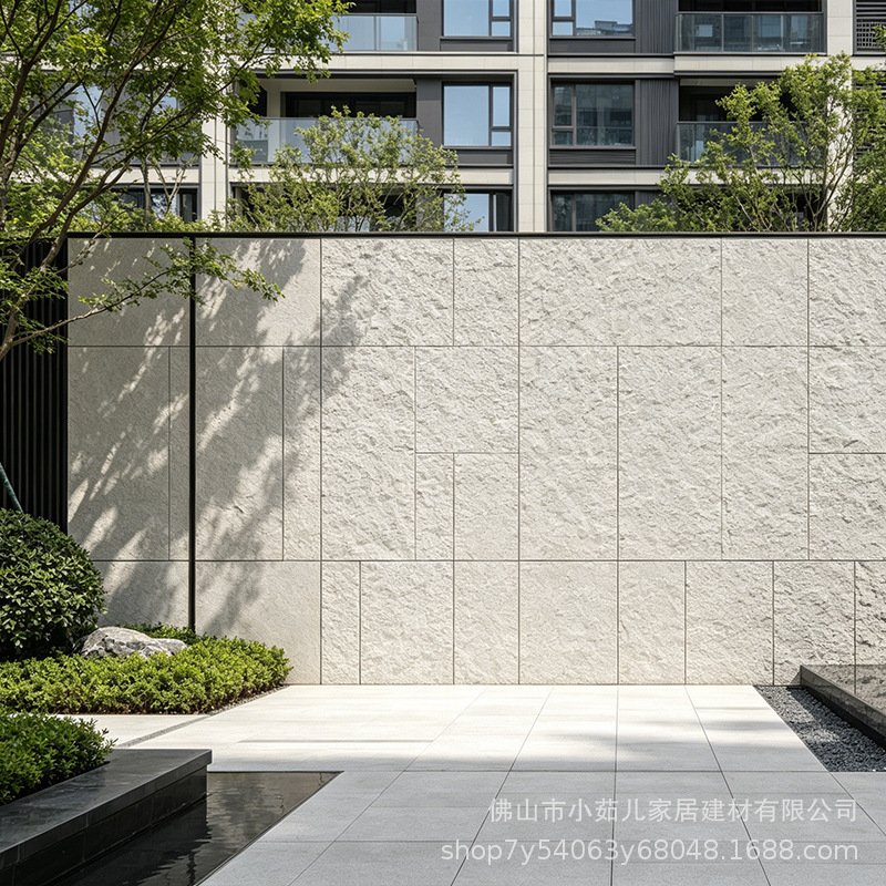 18mm厚全通体石英砖600x1200户外庭院地砖防滑PC砖别墅花园地铺石