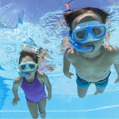 Bestway24018潜水镜+呼吸管组合套 游泳镜 3-15岁儿童适用