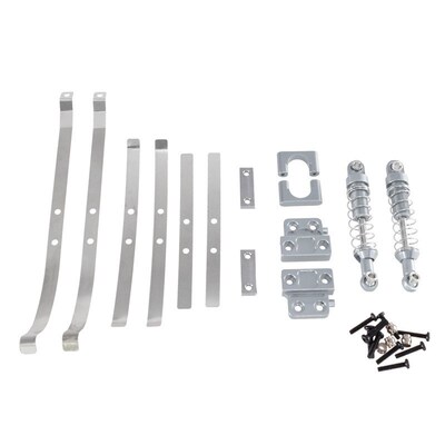 莽牛 1/12 MN82 LC79 x遥控车 金属升级 后O桥固定件 避震器 弹簧