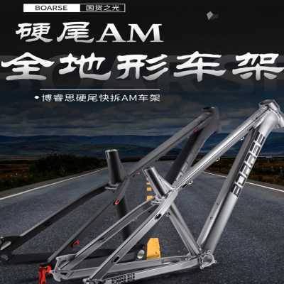 新品2023新款博l睿思BOARSE硬尾桶轴快拆AM土坡速降街车架林道硬