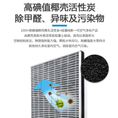 适配韩国三星清新i机清净机净化机空气净化器滤网AX90R7580WBD滤