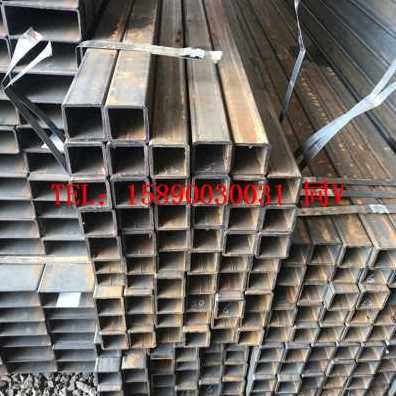 现货速发新新品方管4040热w轧方通支架方钢管q25b型材切割加工黑