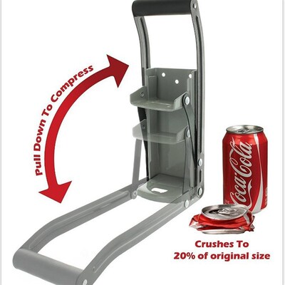 跨境畅销16OZ16盎司压罐器厨房开瓶器易拉罐压罐器can crusher