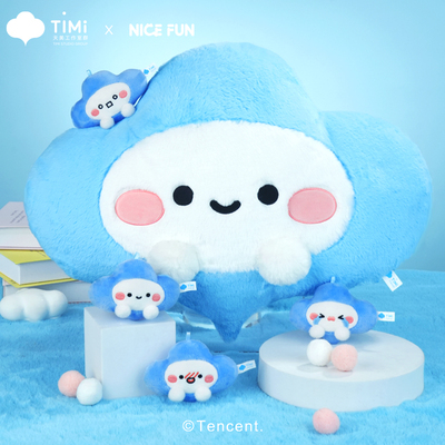NICEFUN×TIMI 天美工作室 小云仔系列毛绒可爱挂件抱枕游戏周边