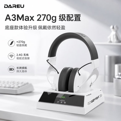 A3MAX无线头戴式耳机佩戴舒适