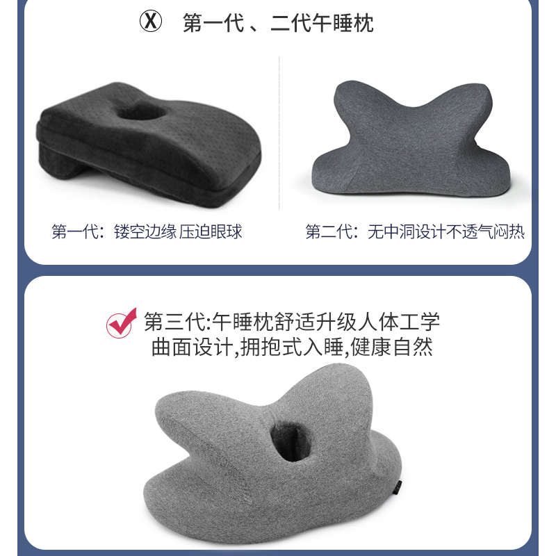 儿童午睡枕小学生趴睡枕办公室睡觉神器教室趴桌子趴趴枕午休枕头
